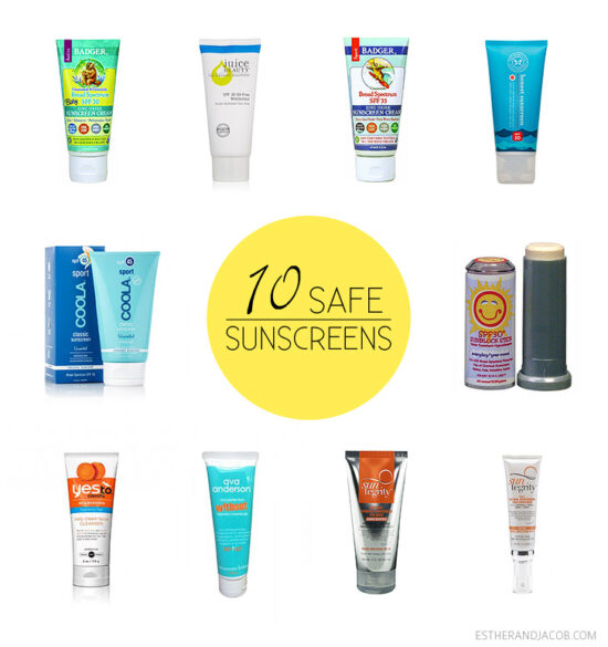 10 Best an Worst Sunscreens (From EWG Sunscreen Guide)