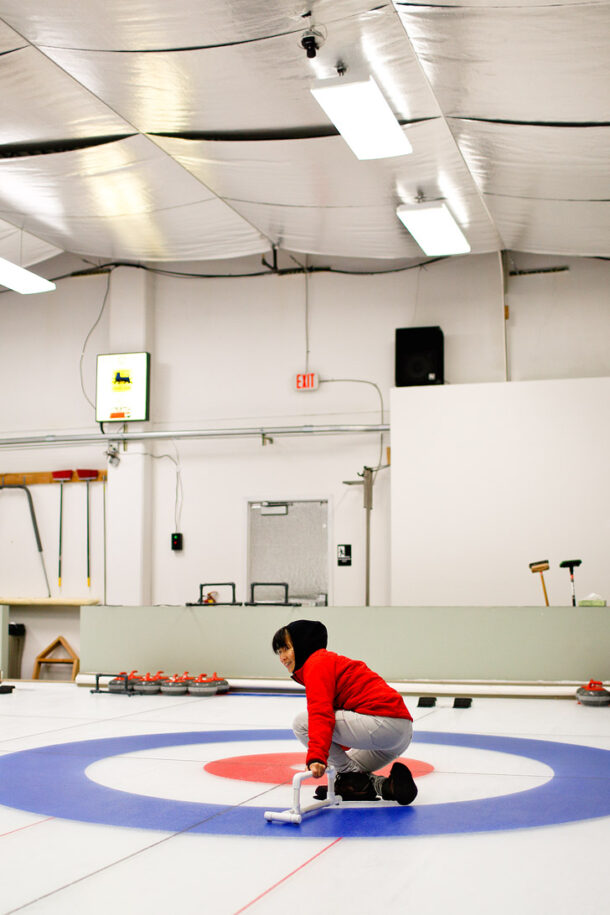 Learning How to Curl at Evergreen Curling Club Portland Oregon