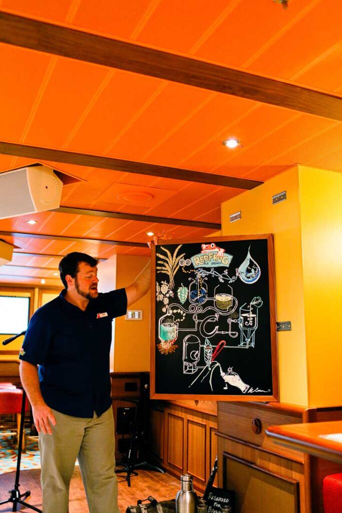 Our First Brewery Tour on a Cruise - Red Frog Pub and Brewery